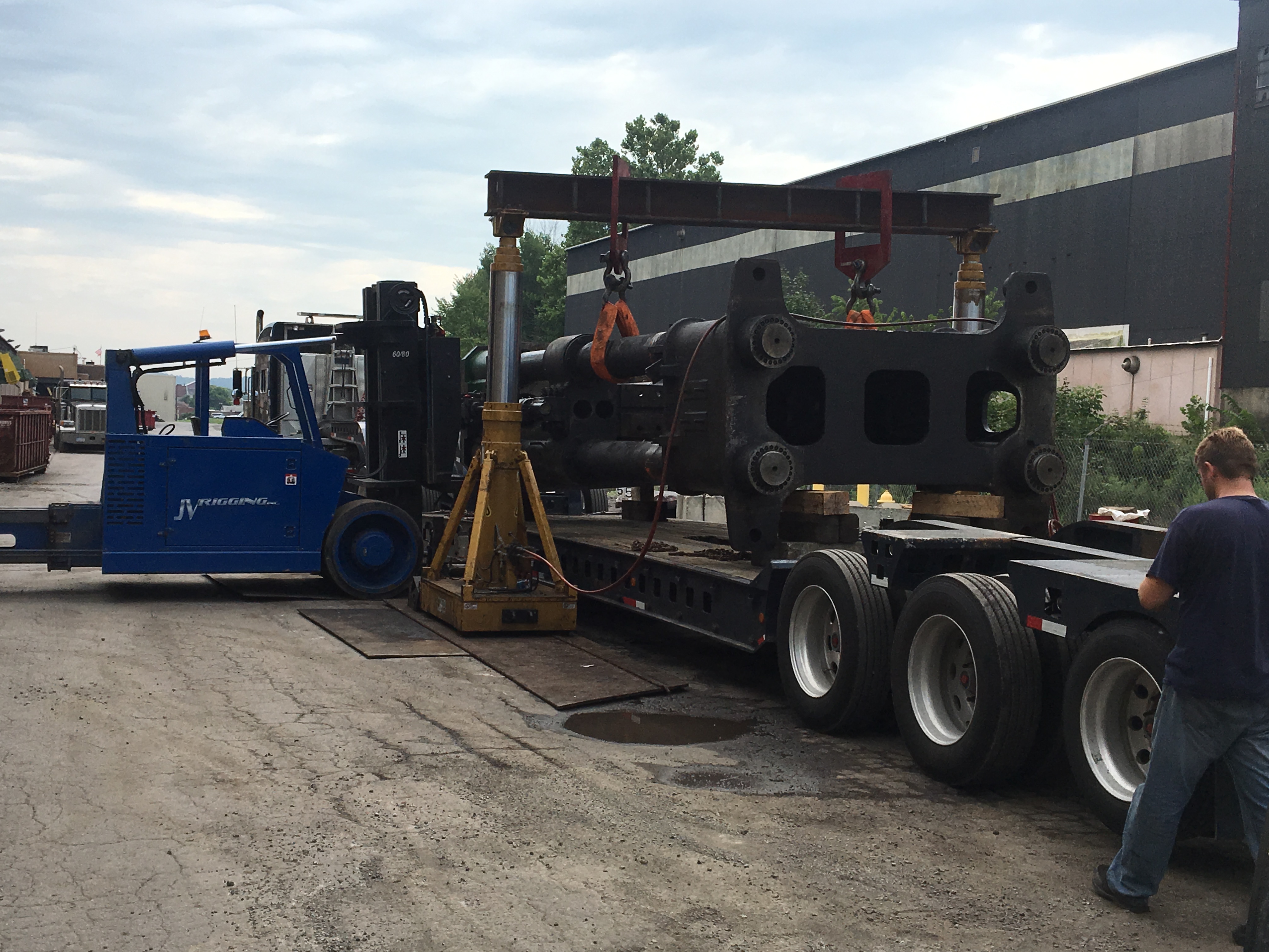 Rigging Services for Heavy Machinery - J.V. Rigging